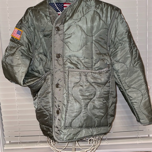 APV CAMO | Jackets & Coats | Vintage Upscaled Oversized Army Quilted ...